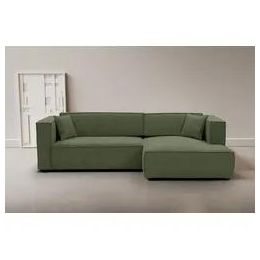 Ecksofa WERK2 "Atlanta", grün (mayfly), B:280cm H:76cm T:147cm, 92% Polyester, 8% Nylon, Sofas, Design Ecksofa mit hohem Komfort, Schlaffunktion & Bettkasten