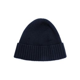 Beanie BOSS "Mütze Fati", Damen, blau, Obermaterial: 100% Wolle mw., Mützen