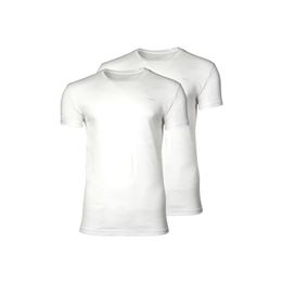 T-Shirt Gant "T-Shirt 2er Pack" Gr. L, weiß, Herren, Obermaterial: 100% Baumwolle CO., Shirts