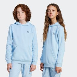 Kapuzensweatshirt adidas originals "HOODIE", Kinder, Gr. 146, blau (clear sky), Obermaterial: 70% Baumwolle, 30% Polyester, sportlich, Sweatshirts