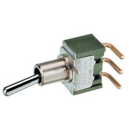 NKK Miniatur-Kippschalter EIN-EIN rastend 100 mA 1 Wechsler - M2012SS2G30