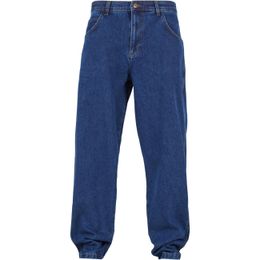 Bequeme Jeans DEF "DEF Herren DEF Tapered Loose Fit Denim" Gr. 31, Normalgrößen, blau (midblau washed), Herren, 100% Baumwolle, unifarben, Jeans