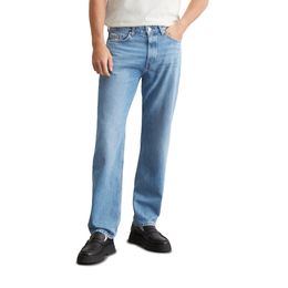 Marc O'Polo Straight-Jeans MARC O'POLO DENIM "aus reiner Bio-Baumwolle" Gr. 30, Länge 32, blau, Herren, Obermaterial: 100% Baumwolle, Jeans