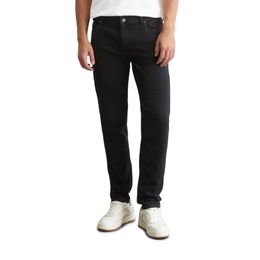 Marc O'Polo Skinny-fit-Jeans MARC O'POLO DENIM "aus Bio-Baumwoll-Mix" Gr. 30, Länge 32, schwarz, Herren, Obermaterial: 99% Baumwolle, 1% Elasthan, unifarben, Jeans