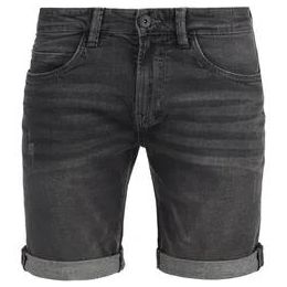 Jeansshorts INDICODE "Jeansshorts IDQuentin" Gr. L, N-Gr, grau (dunkelgrau), Herren, Web, Obermaterial: 98% Baumwolle CO. 2% Elasthan EL., unifarben, Jeans