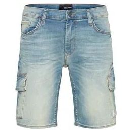 Jeansshorts Blend "Jeansshorts BHDenim" Gr. M, N-Gr, blau (denim middle blau), Herren, Obermaterial: 98% Baumwolle CO. 2% Elasthan EL., unifarben, Jeans