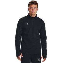 Trainingsshirt Under Armour "UA Challenger Midlayer" Gr. M, schwarz, Herren, Obermaterial: 100% Polyester, Shirts