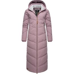 Wintermantel Ragwear "Rebelka Extralong" Gr. XXXL (46), lila (lavendel), Damen, Außenmaterial: 100% Polyester, Innenfutter: 100% Polyester, Wattierung: 100% Polyester, Mäntel, wasserdichter Winterparka mit abnehmbarer Kapuze, Topseller