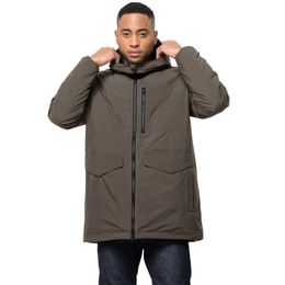 Funktionsparka Jack Wolfskin "KOENIGSBAU", Herren, Gr. S, braun (cold coffee), Obermaterial: 100% Polyester. Futter: 100% Polyester. Wattierung: 100% Polyester, unifarben, sportlich, regular fit Po-bedeckend, hoch geschlossener Ausschnitt, Langarm verstellbar, Jacken, mit Kunstfaserfüllung