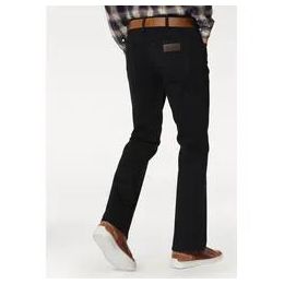 Bootcut-Jeans Wrangler "Jacksville" Gr. 40, Länge 32, schwarz, Herren, Obermaterial: 98% Baumwolle, 2% Elasthan, Jeans