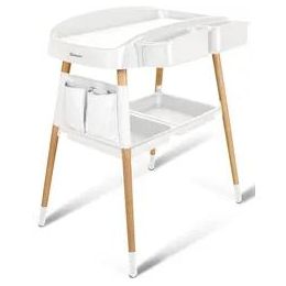 Wickeltisch BABYGO "ChangeMe, weiß", weiß, Baby, Holz teilmassiv, Kunststoff, Wickeltische, Made in Europe