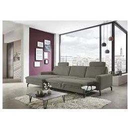 Ecksofa DIE PLANBAR "MP-IN20110 L-Form", grün (forest), B:302cm H:87cm T:178cm, 100% Polyester, Sofas, optional mit Funktionen erhältlich, mit Federkern-Polsterung