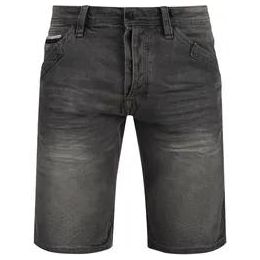 Jeansshorts INDICODE "Shorts IDAlessio" Gr. XXL, N-Gr, grau (light grau), Herren, Web, Obermaterial: 98% Baumwolle CO. 2% Elasthan EL., unifarben, Jeans