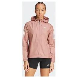 Laufjacke Adidas PERFORMANCE "OTR B JKT", Damen, Gr. M, warm clay, Obermaterial: 100% Polyester, sportlich, Jacken