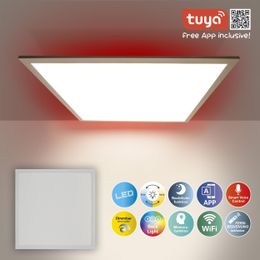 Näve NÄVE Smarte LED-Leuchte "Smart Home LED Backlight Panel", weiß, 1 flammig, H: 6cm,, Lampen