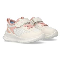 Tommy Hilfiger Sneaker, Slip-On Sneaker mit Gummizug und Klettriegel weiß rosa 28 28 Trendy Sneaker von Tommy Hilfiger im Runners Look