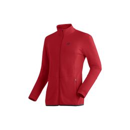 Maier Sports Fleecejacke »Sinaia M« Herren Midlayer, atmungsaktiv und schnelltrocknend, Slim Fit rot 54 54 Kuschelige Fleecejacke für kühle Tage