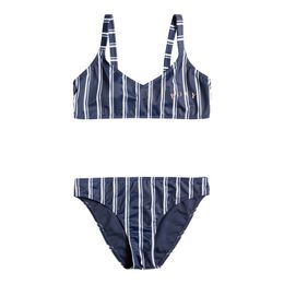 Roxy Triangel-Bikini »Just Good Vibes« Mood Indigo S At Down Stripe V 14(155-164cm) - Cup B Cup B 14(155-164cm) Stoff: Weicher, ,...