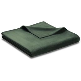 Biederlack Wohndecke »Unicolour« in vielen Farben tanne Obermaterial: 58% Baumwolle, 35% Polyacryl, 7% Polyester B/L: 150 cm x 200 cm