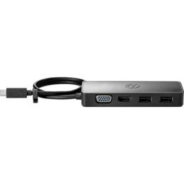 HP Notebook-Ladegerät »USB-C Reisehub G2« schwarz Bleibe mit der skalierbaren Leistung dieses Hubs, der deinen Laptop mit 45-, 65- oder...