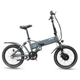 E-Bike Llobe "CityRun 36V / 10,4Ah" Gr. 39, grau, E-Bikes, 39cm, 20 Zoll (50,80cm), Pedelec, Elektrofahrrad für Damen u. Herren