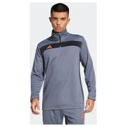 Trainingsjacke Adidas PERFORMANCE "TIRO ES TOP", Herren, Gr. M, team onix, super orange, Obermaterial: 100% Polyester, sportlich, Jacken