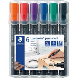 Lumocolor 352 WP6 Permanentmarker Sortiert (Farbauswahl nicht möglich) wasserfest: Ja - Staedtler