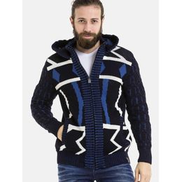 Cipo & Baxx Cipo & Baxx Knit Cardigan male Blue size XXL