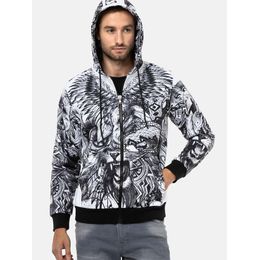 Cipo & Baxx Cipo & Baxx Zip-Up Hoodie male White size XL