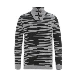 Cipo & Baxx CIPO & BAXX Pullover Herren Gr&ouml;&szlig;e S grau / anthrazit
