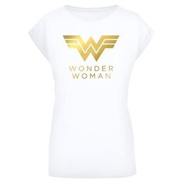F4NT4STIC T-Shirt 'DC Comics Wonder Woman 84' Damen Gr&ouml;&szlig;e XXXL gold / wei&szlig;