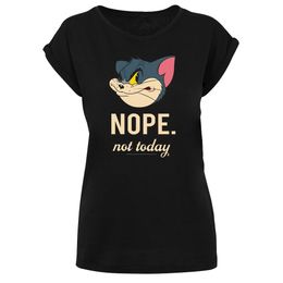 F4NT4STIC Shirt 'Tom and Jerry TV Serie Nope Not Today' female Black size S