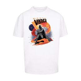 F4NT4STIC Shirt 'Star Wars Darth Vader Swirling Fury' male White size XXXL