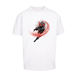 F4NT4STIC T-Shirt 'DC Comics Aquaman Black Manta Flash' Herren Gr&ouml;&szlig;e L graphit / rot / schwarz / wei&szlig;