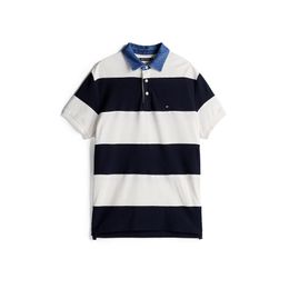 Tommy Hilfiger Poloshirt Herren Gr&ouml;&szlig;e L blau / schwarz / wei&szlig;