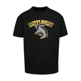 F4NT4STIC Shirt 'Harry Potter Hufflepuff Sport Emblem' male Black size XXXL
