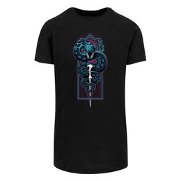 F4NT4STIC T-Shirt 'Harry Potter Neon Nagini' Herren Gr&ouml;&szlig;e XL cyanblau / lila / schwarz / wei&szlig;
