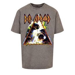 F4NT4STIC Shirt 'Def Leppard Hysteria' male Grey size 5XL