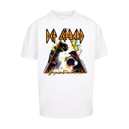 F4NT4STIC Shirt 'Def Leppard Hysteria' male White size XS