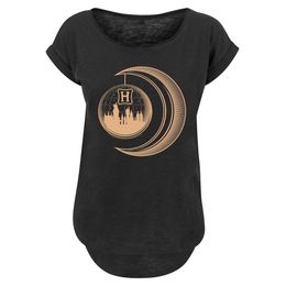 F4NT4STIC Shirt 'Harry Potter Hogwarts Moon' female Black size XL
