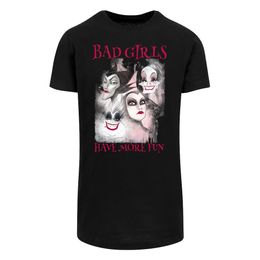 F4NT4STIC T-Shirt 'Disney Bad Girls Have More Fun' Herren Gr&ouml;&szlig;e L grau / pastellpink / rot / schwarz
