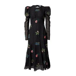Warehouse Kleid 'William Morris' Damen Größe 36 blau / gelb / grün / schwarz