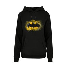 F4NT4STIC Sweatshirt 'Batman' Damen Gr&ouml;&szlig;e XS dunkelgelb / schwarz / wei&szlig;