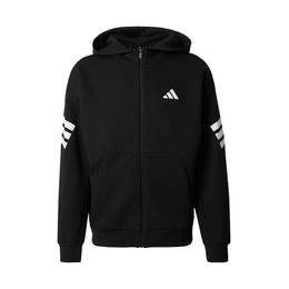 adidas Sportswear Sportsweatjacke 'FI' Herren Größe XL schwarz / weiß