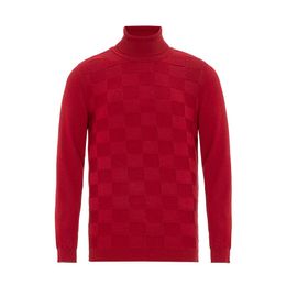 Cipo & Baxx CIPO & BAXX Rollkragenpullover Herren Gr&ouml;&szlig;e M rot