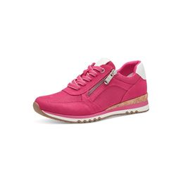 Marco Tozzi Sneaker Damen Gr&ouml;&szlig;e 39 magenta / wei&szlig;