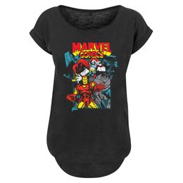 F4NT4STIC Shirt 'Marvel Comics Trio Pose' female Black size 4XL
