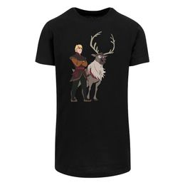 F4NT4STIC Shirt 'Disney Frozen 2 Sven And Kristoff' male Black size L
