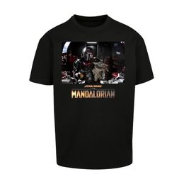 F4NT4STIC T-Shirt 'Star Wars The Mandalorian Child On Board' Herren Gr&ouml;&szlig;e XXXL gelb / rot / schwarz / wei&szlig;