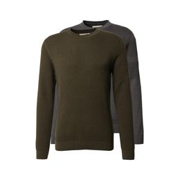 Jack & Jones Premium Pullover 'JPRBLUNOAH' Herren Größe XL dunkelgrau / oliv